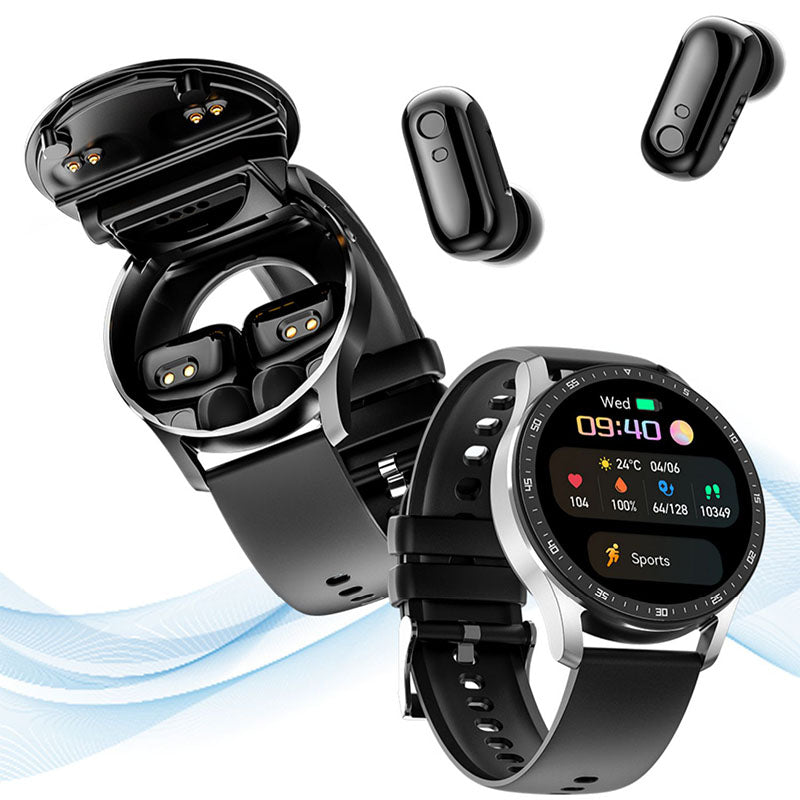 2 IN 1 SMARTWATCH WITH EARPHONES – blackenx