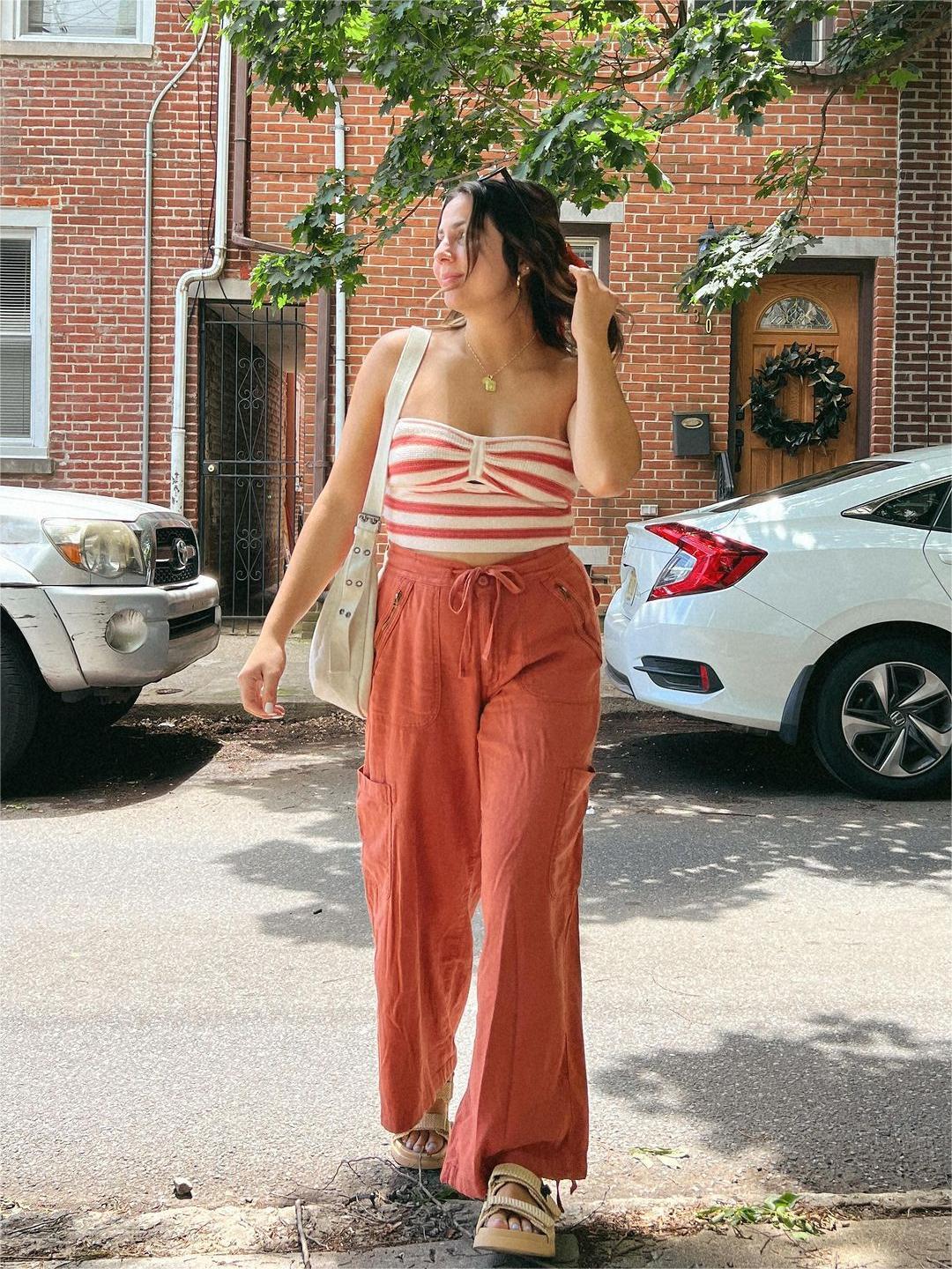🔥BUY 2 GET 10% OFF💝Linen-Blend Wide-Leg Cargo Pant – blackenx
