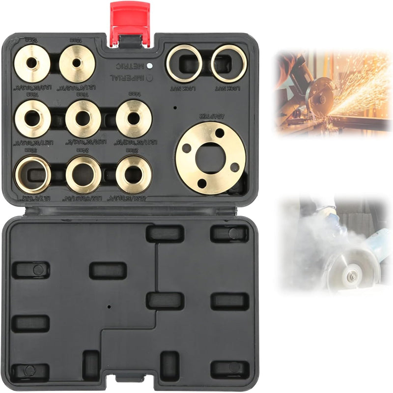 11PCS Brass Router Template Guides Bushing Kit – blackenx