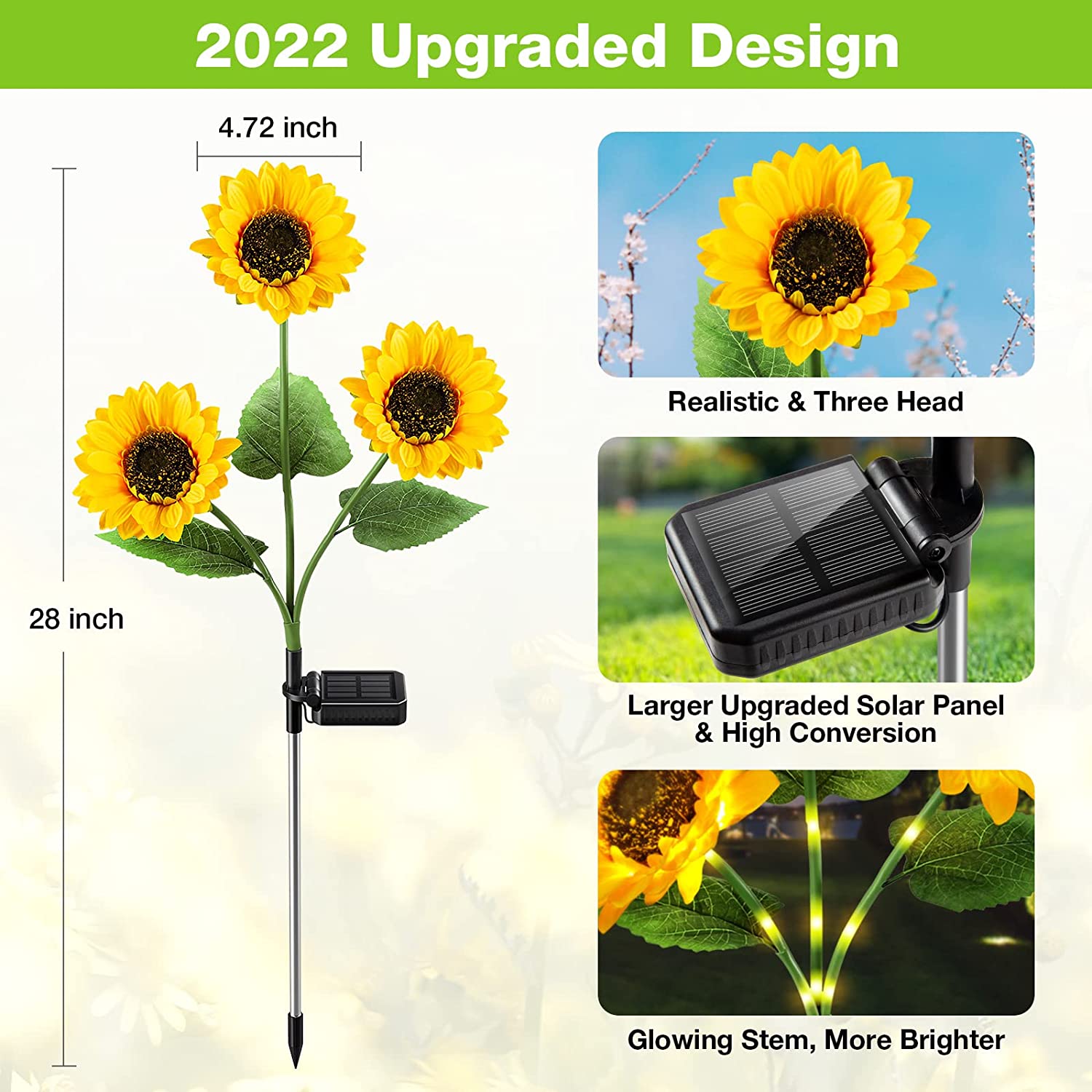 Sunflower Solar Garden Stake Led Lights🌻 – blackenx