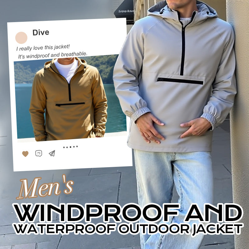 Men's Windproof and Waterproof Outdoor Jacket (50% OFF) – blackenx
