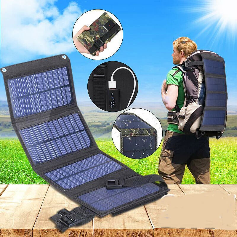 🔥USB port 20W5V portable solar foldable battery panel🌞 – blackenx